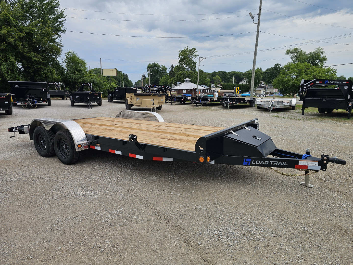 New 2025 Load Trail 83" x 18' Tandem Axle Carhauler 7000 GVWR Car ...