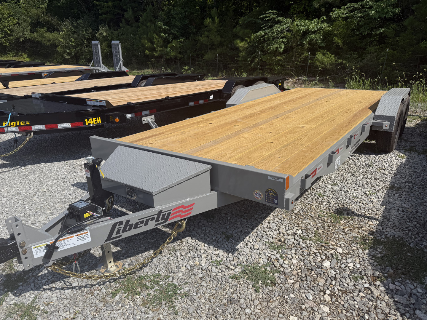 New 2025 Liberty LC Car Hauler 9890K G.V..W.R. 20’ SLIDE OUT RAMPS for ...