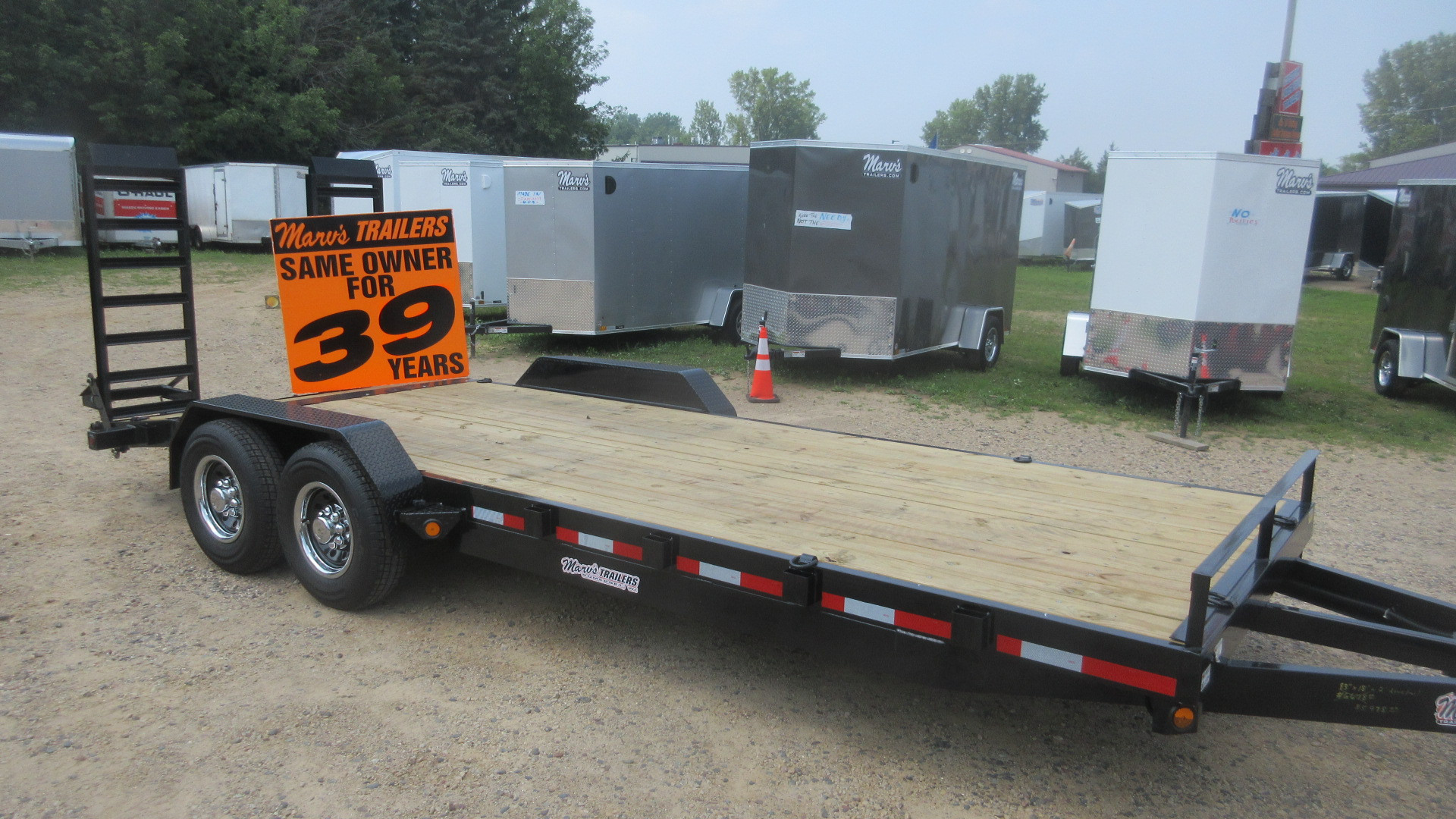 Used 2024 Quality Steel and Aluminum 14k Equipment Trailer