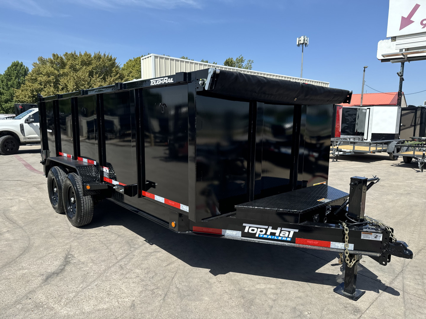 New 2025 Top Hat 7’x16’x4’ DPX 14K Dump Trailer