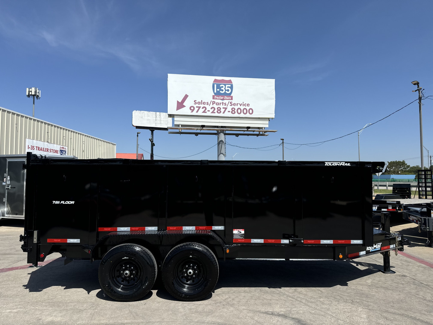 New 2025 Top Hat 7’x16’x4’ DPX 14K Dump Trailer