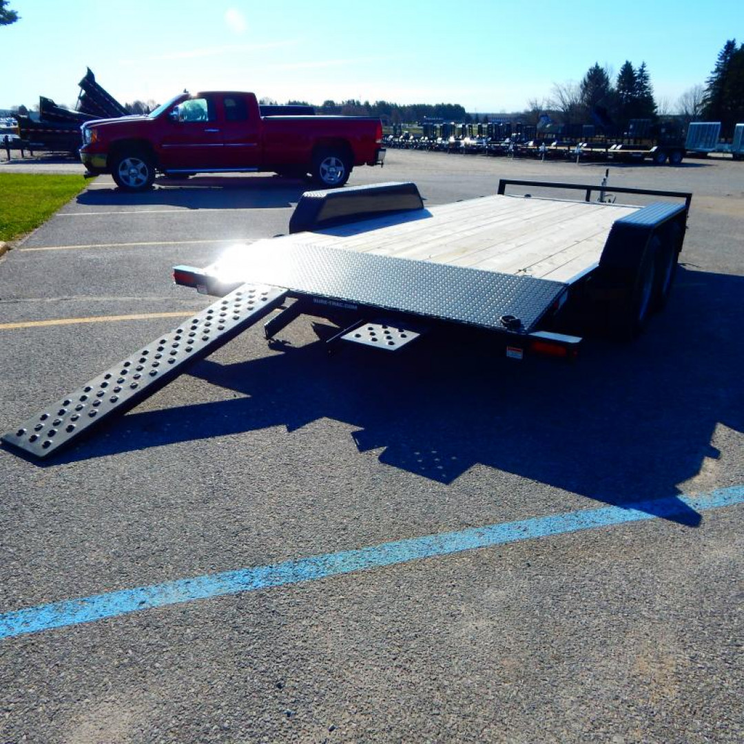 New 2025 Sure-Trac 7 x 16 (14+2) C-Channel Car Hauler Trailer 7K for ...