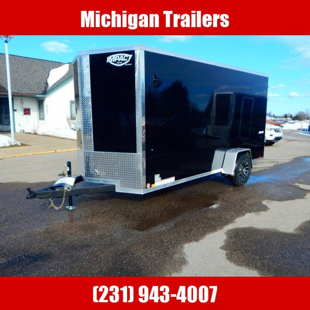 New 2025 Impact Trailers 6x14 5k Quake Cargo / Enclosed Trailer for ...
