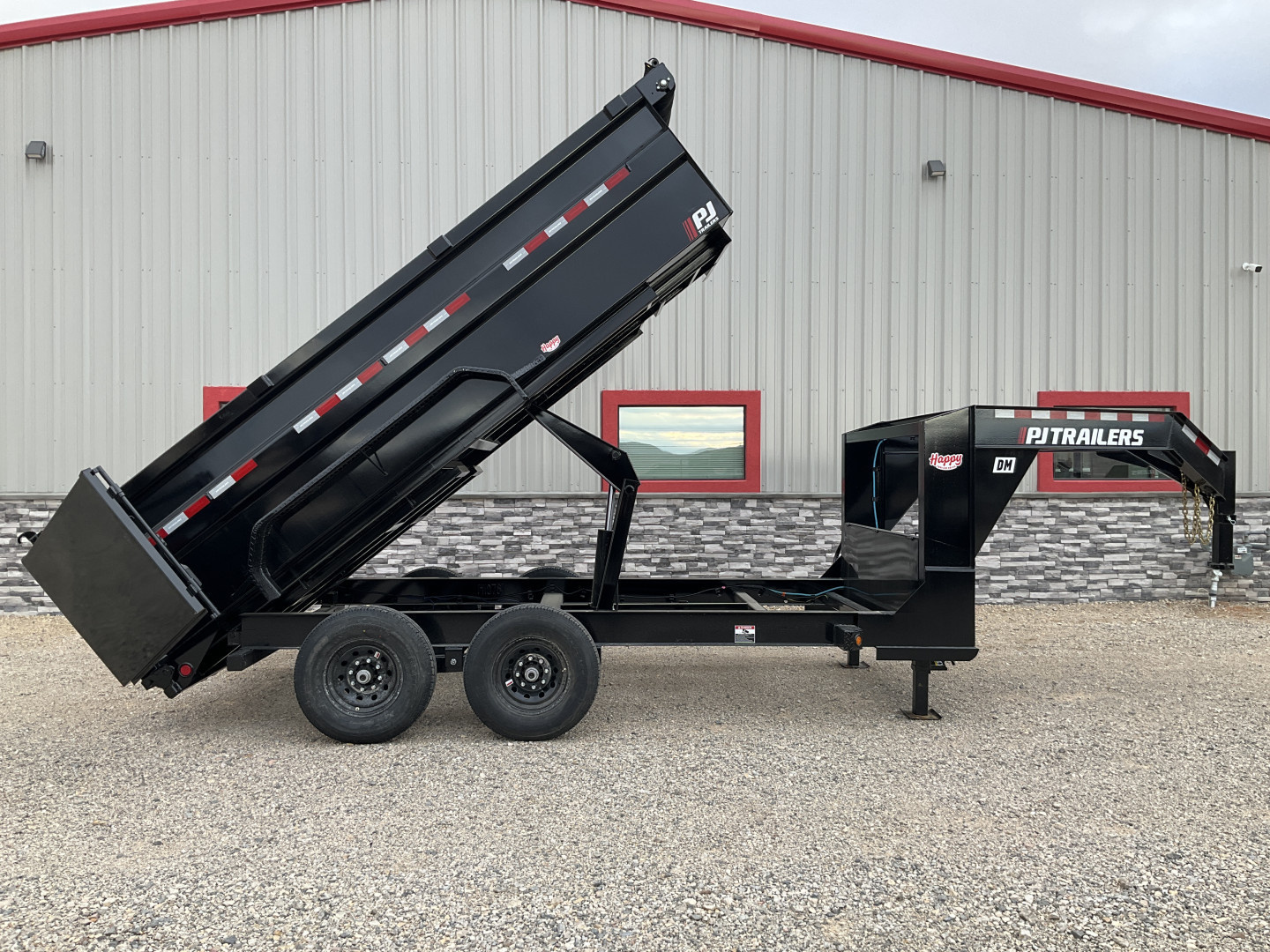 New 2026 PJ 83"x14' GN Tandem Axle Low Pro High Side Dump w/ 36" Sides ...