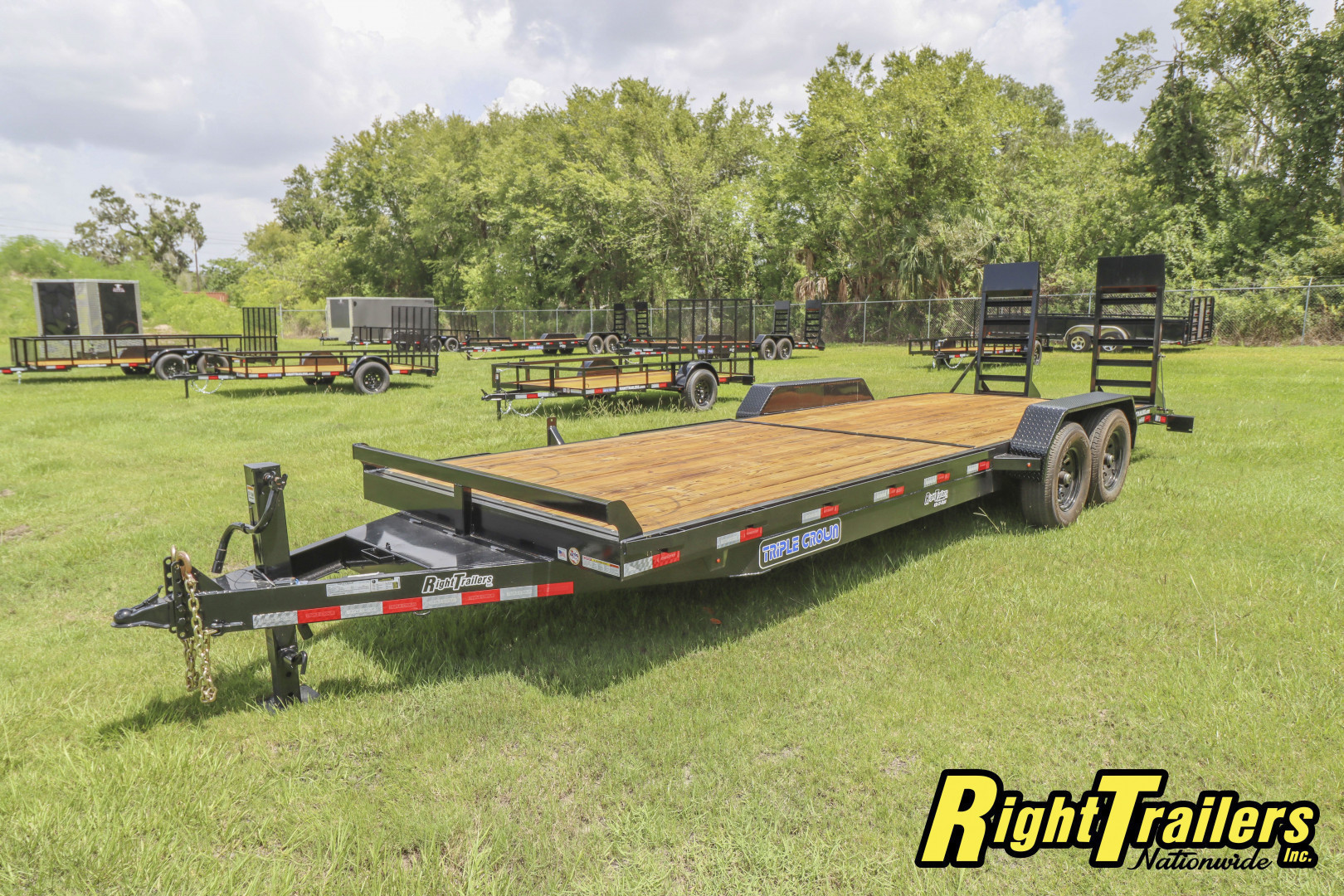 New 2025 Triple Crown Trailers 7X24 Equipment Trailer
