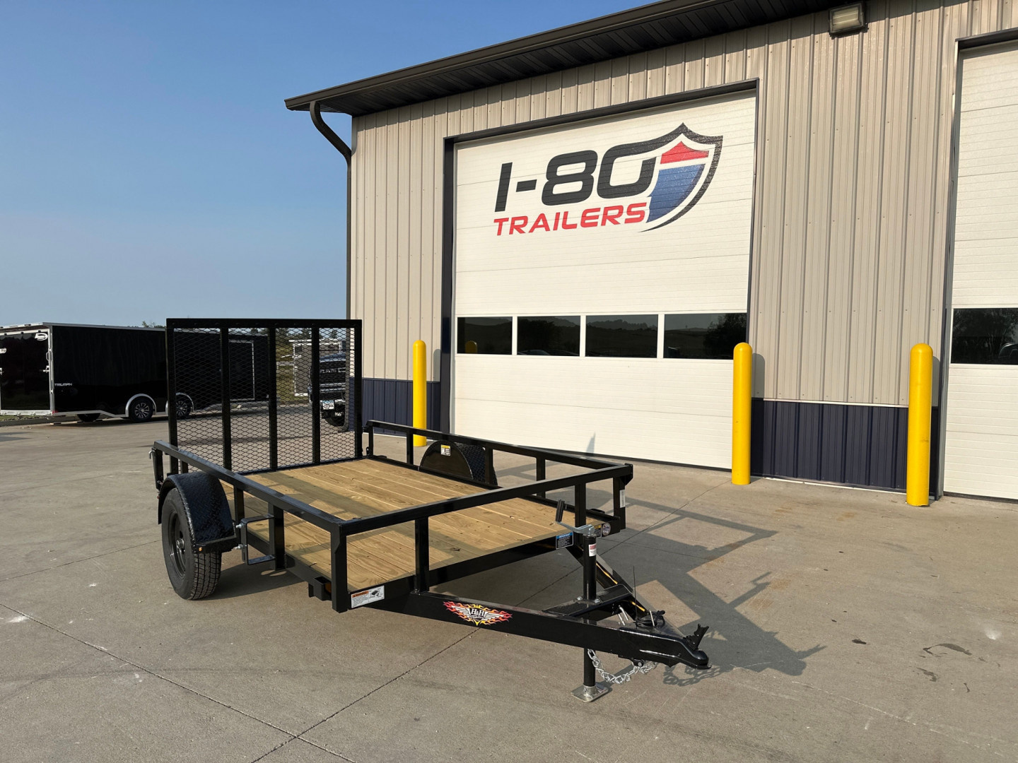 New 2026 H&H 66"x10' Rail Side Utility Trailer