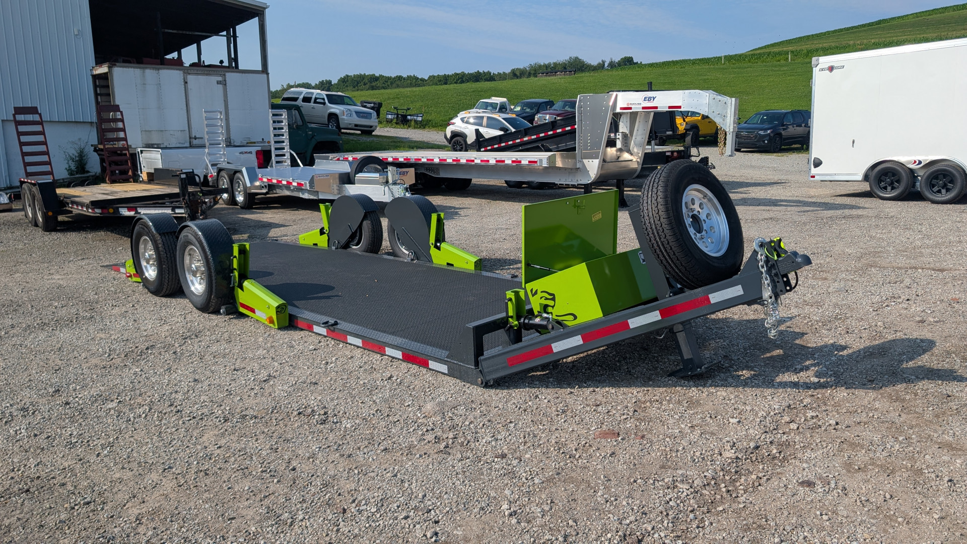 New 2025 FlatTrak by Belmont 7x22 HD Lay Flat Tilt Equipment Hauler for ...