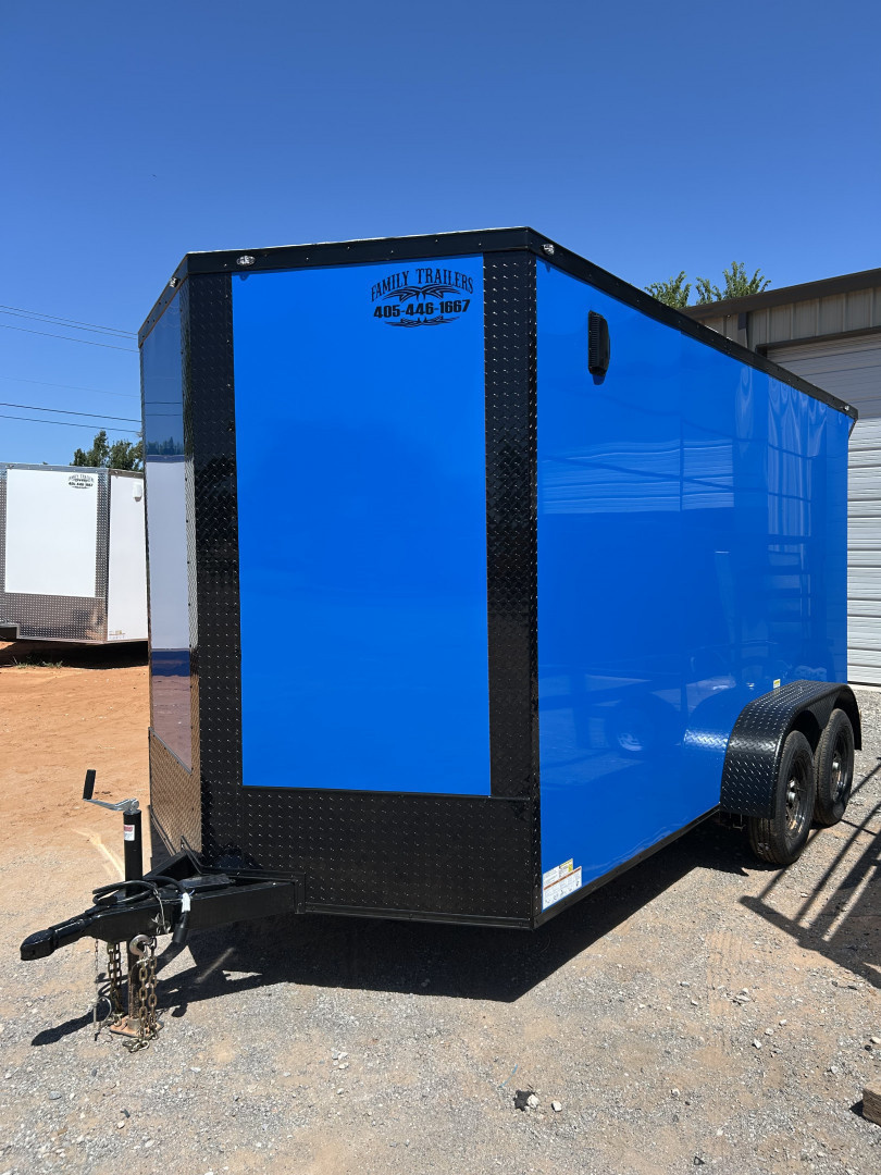 New 2025 Family Trailer 7x14TA2 Cargo / Enclosed Trailer-screwless ...