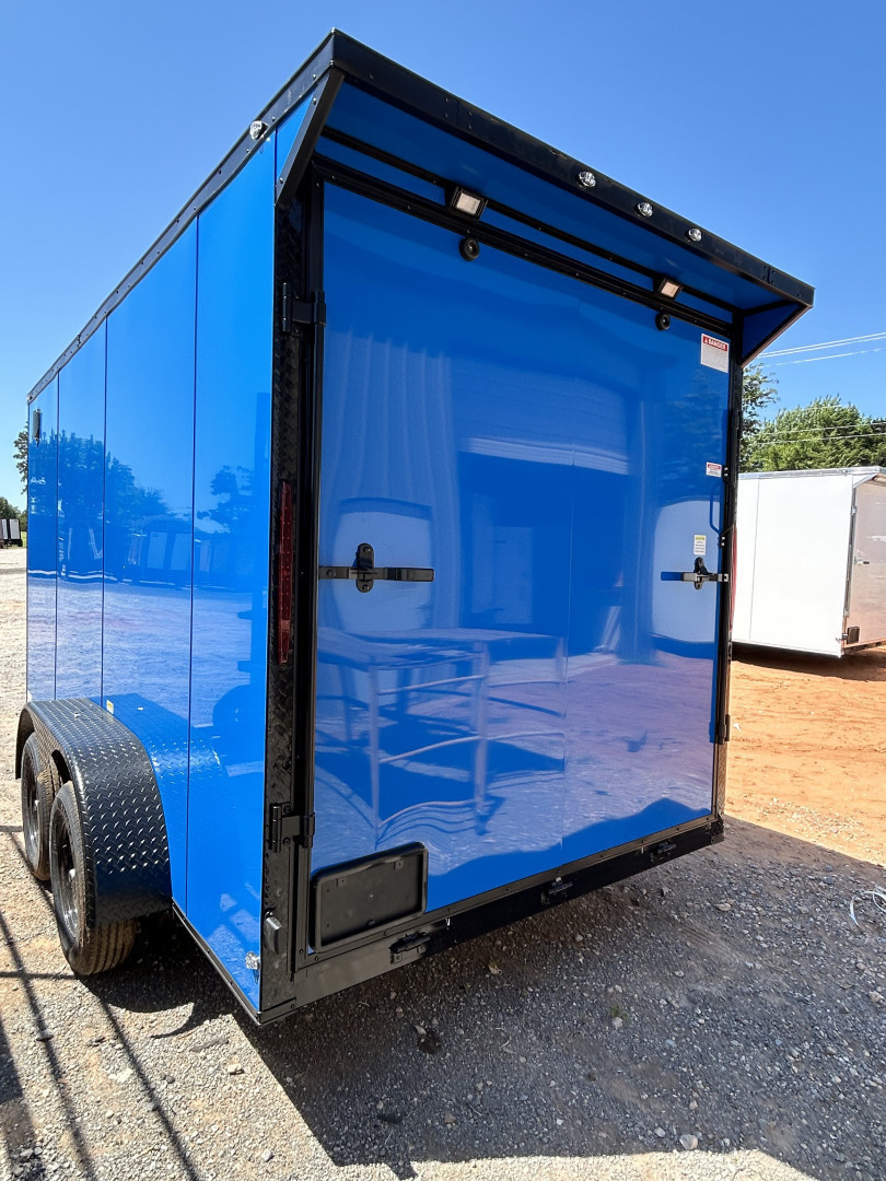 New 2025 Family Trailer 7x14TA2 Cargo / Enclosed Trailer-screwless ...