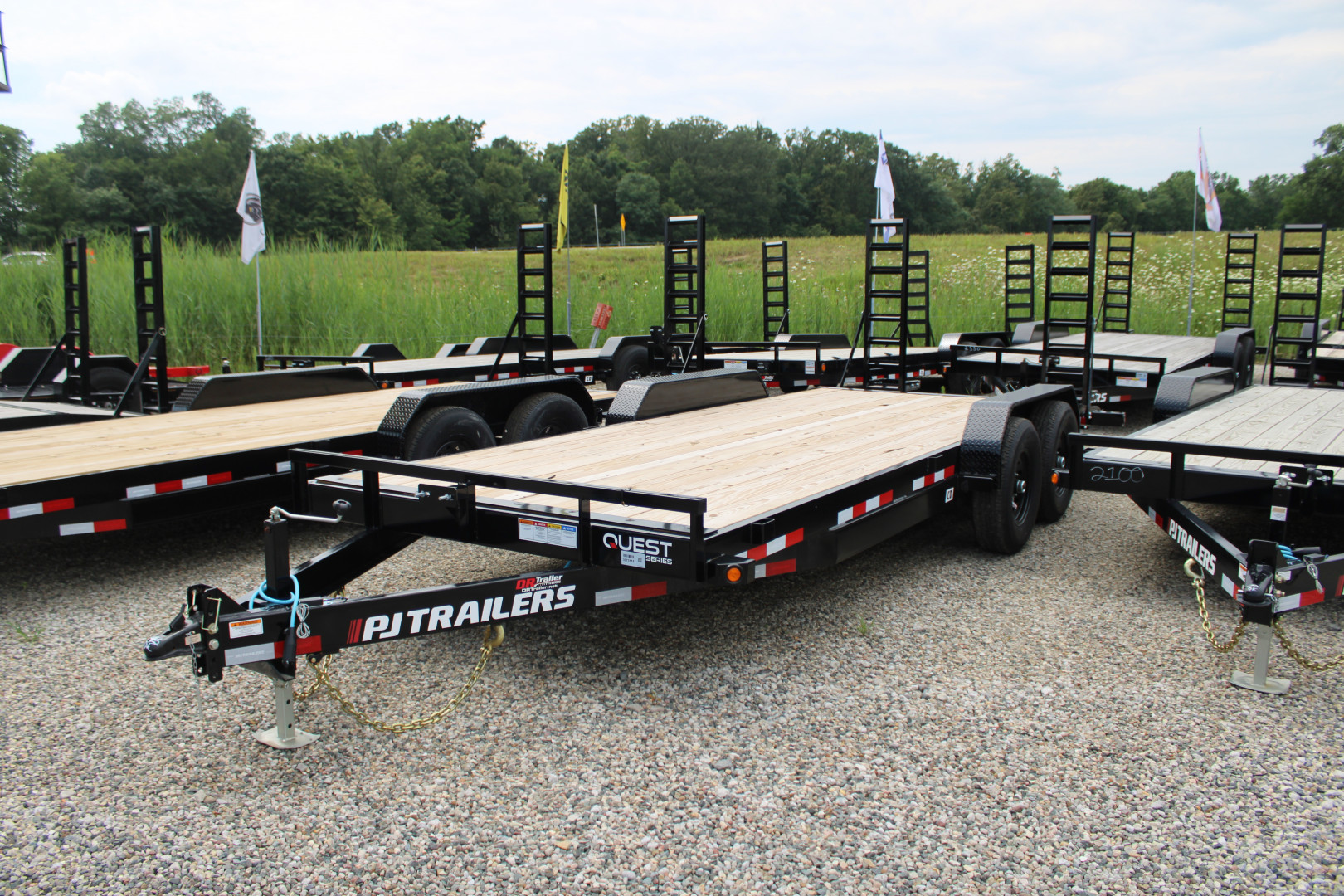 New 2026 PJ Trailers 20' FR 14K GVWR EQUIPMENT TRAILER WITH FOLDING ...