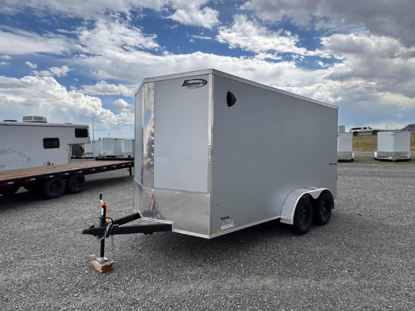 Used 2025 Formula Trailers 7x14' Traverse Cargo / Enclosed Trailer