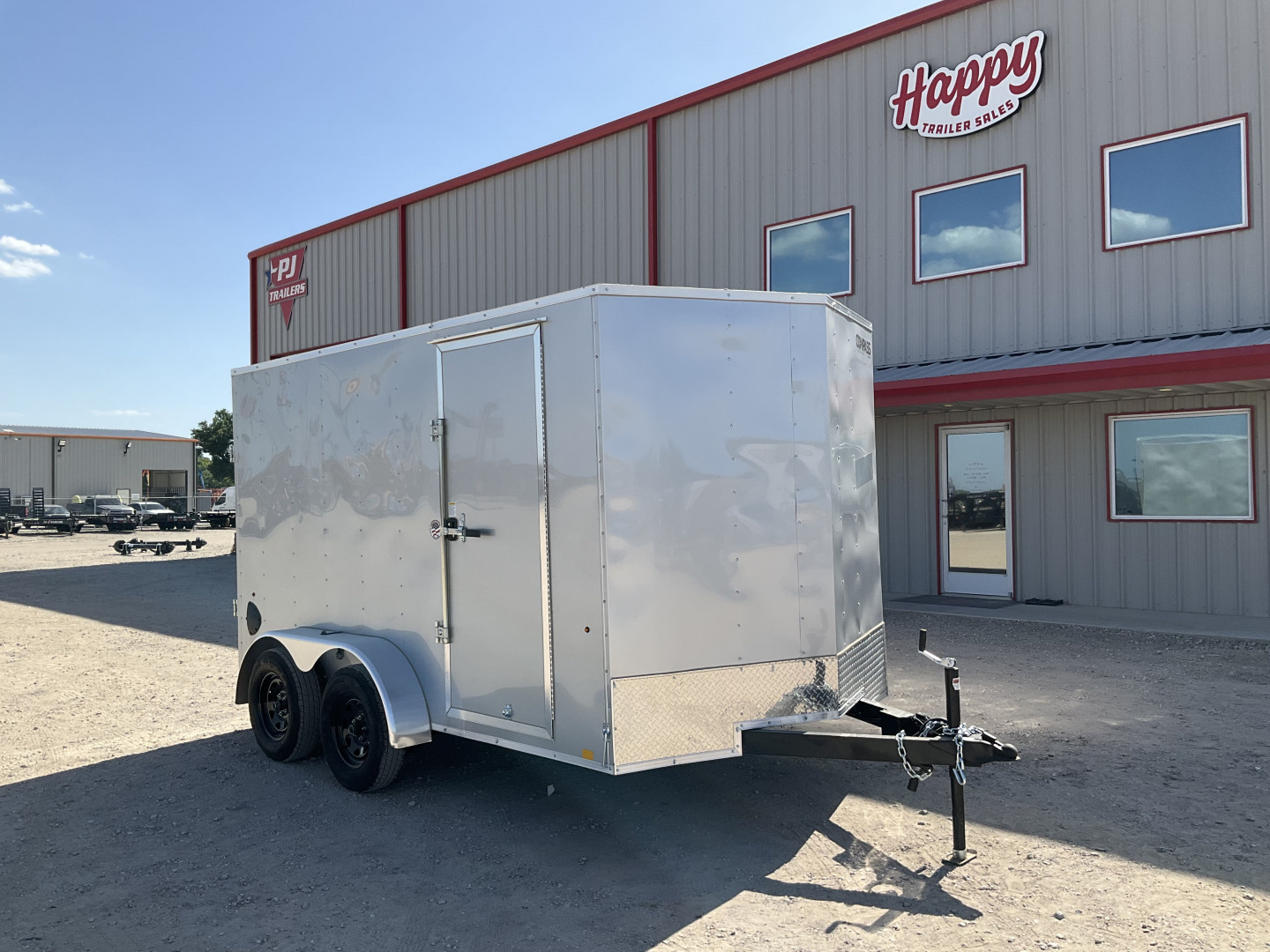New 2026 Compass 7'x12' Enclosed Cargo Trailer - Indigo DLX