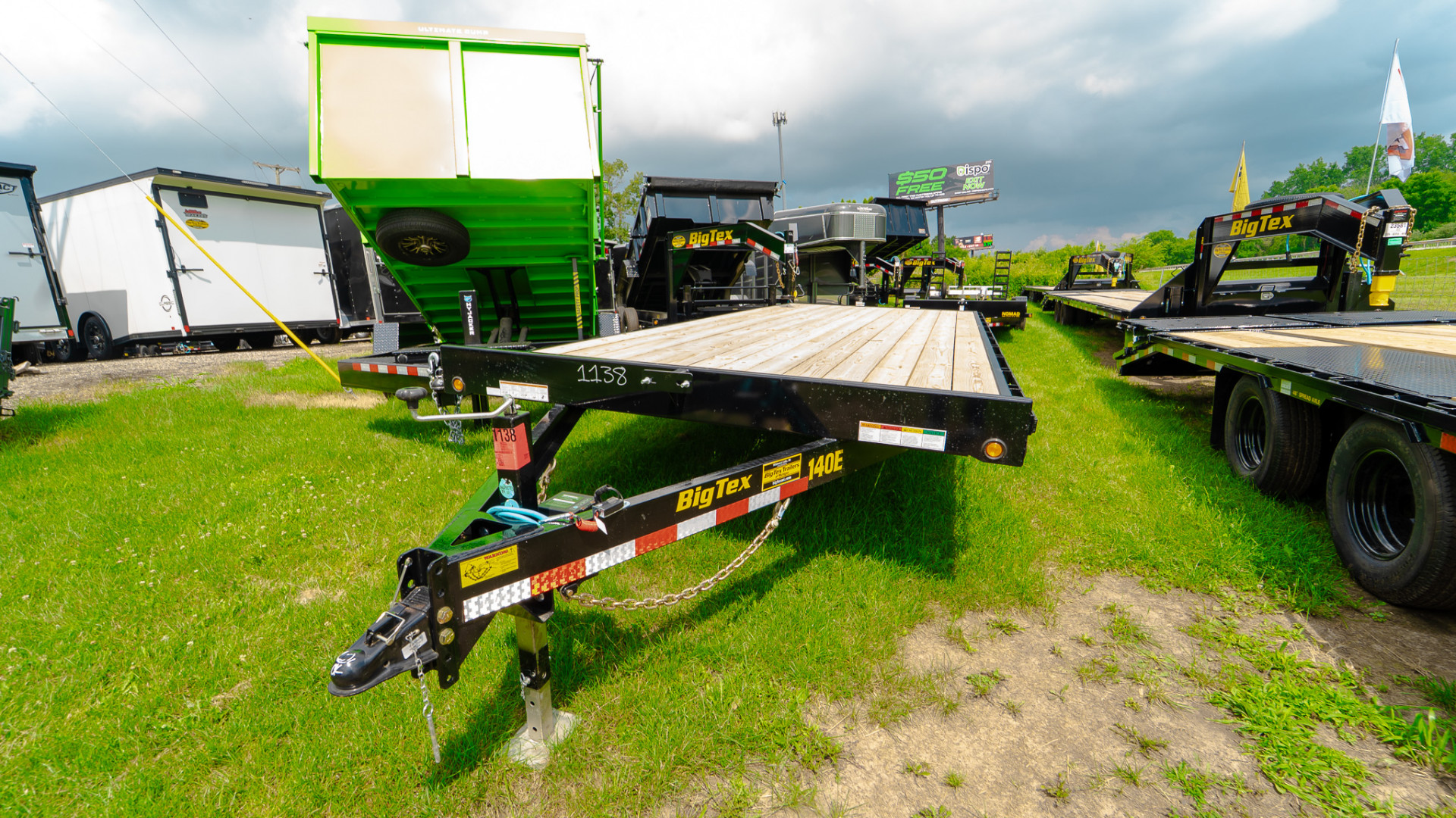 New 2025 Big Tex Trailers 25FT 23.9K GVWR W/MEGA RAMPS Equipment Trailer