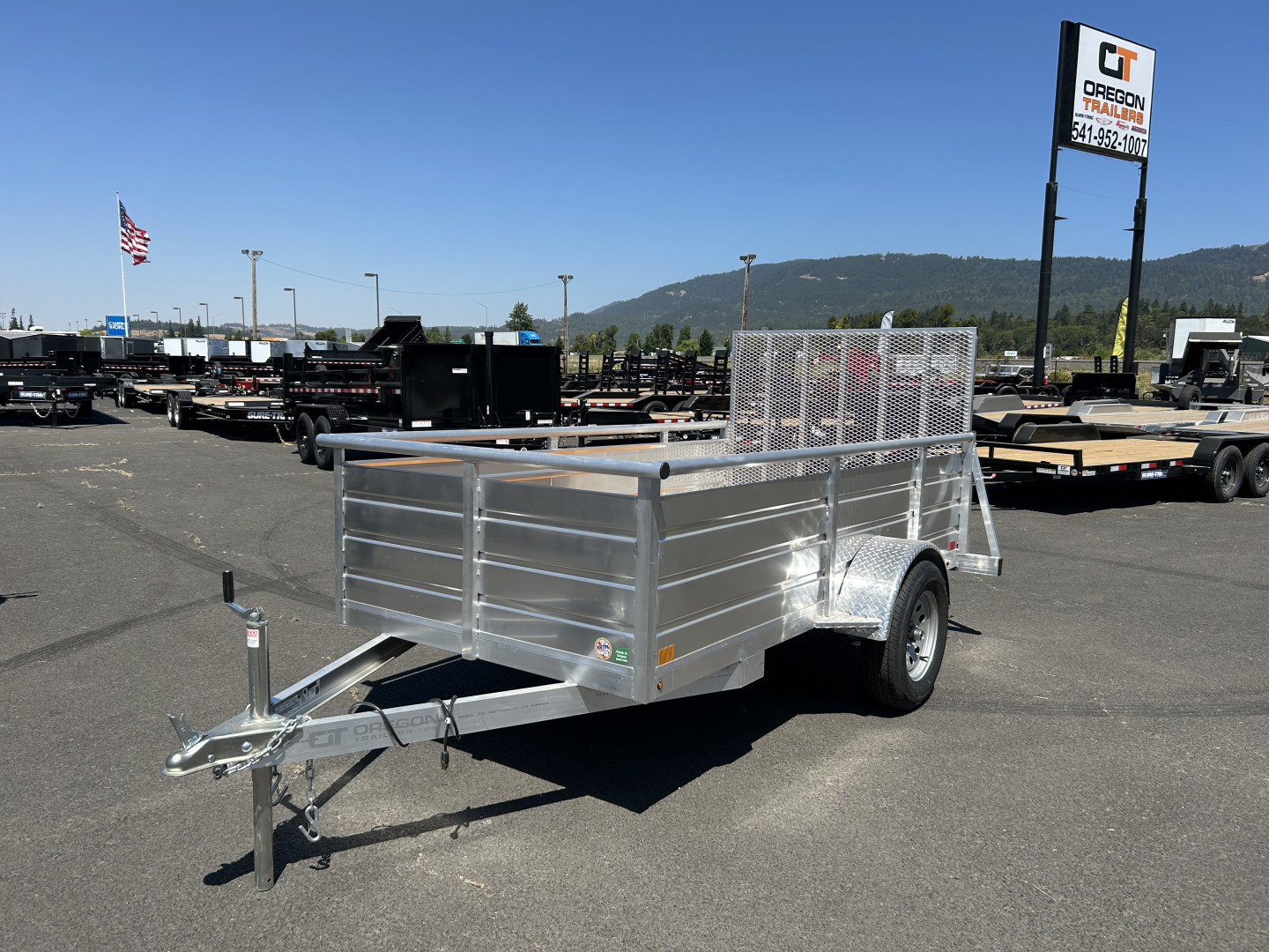 New 2026 Eagle Trailers 5x10 Aluminum Utility Trailer 3K GVWR for sale ...