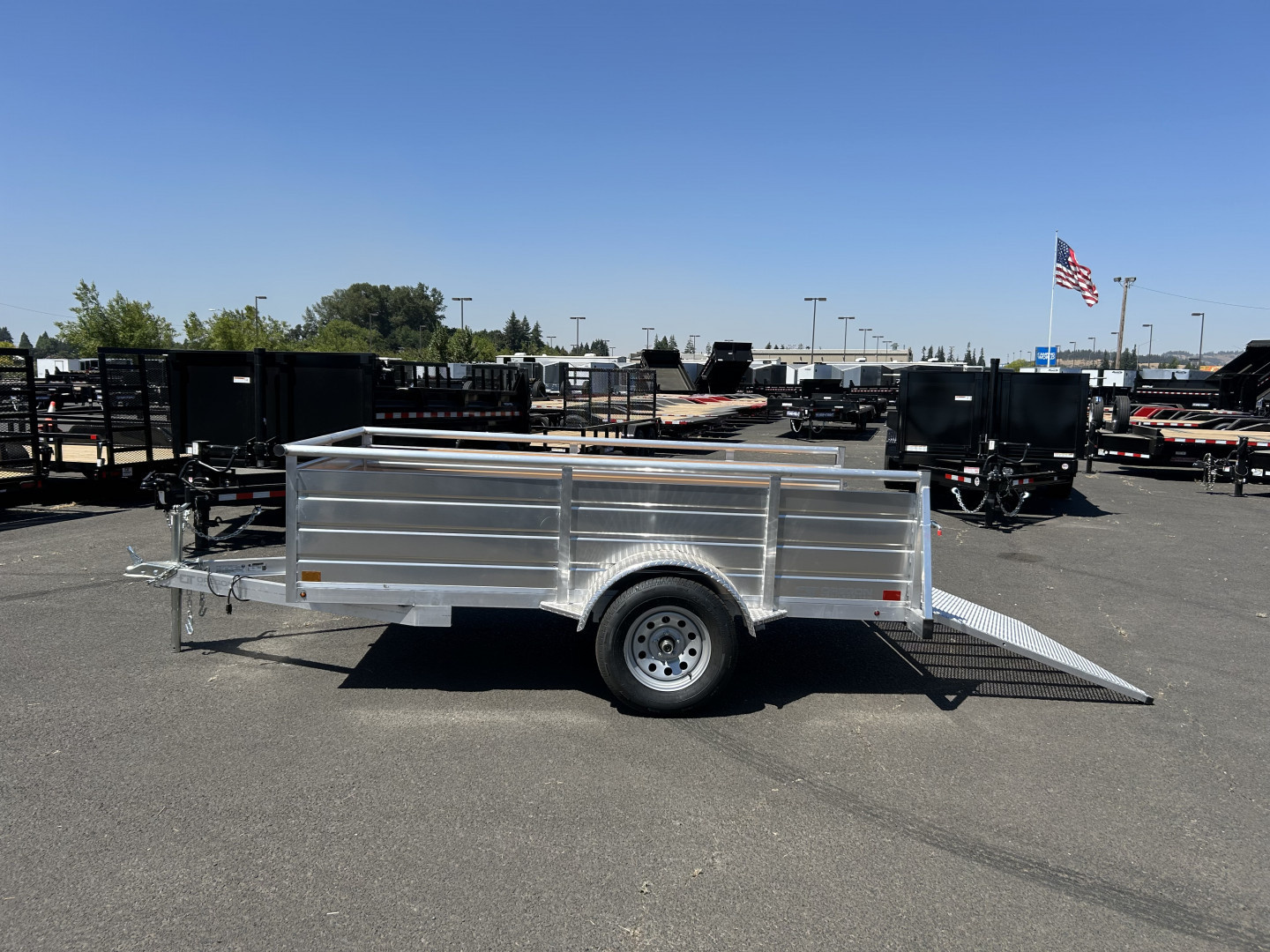 New 2026 Eagle Trailers 5x10 Aluminum Utility Trailer 3K GVWR for sale ...