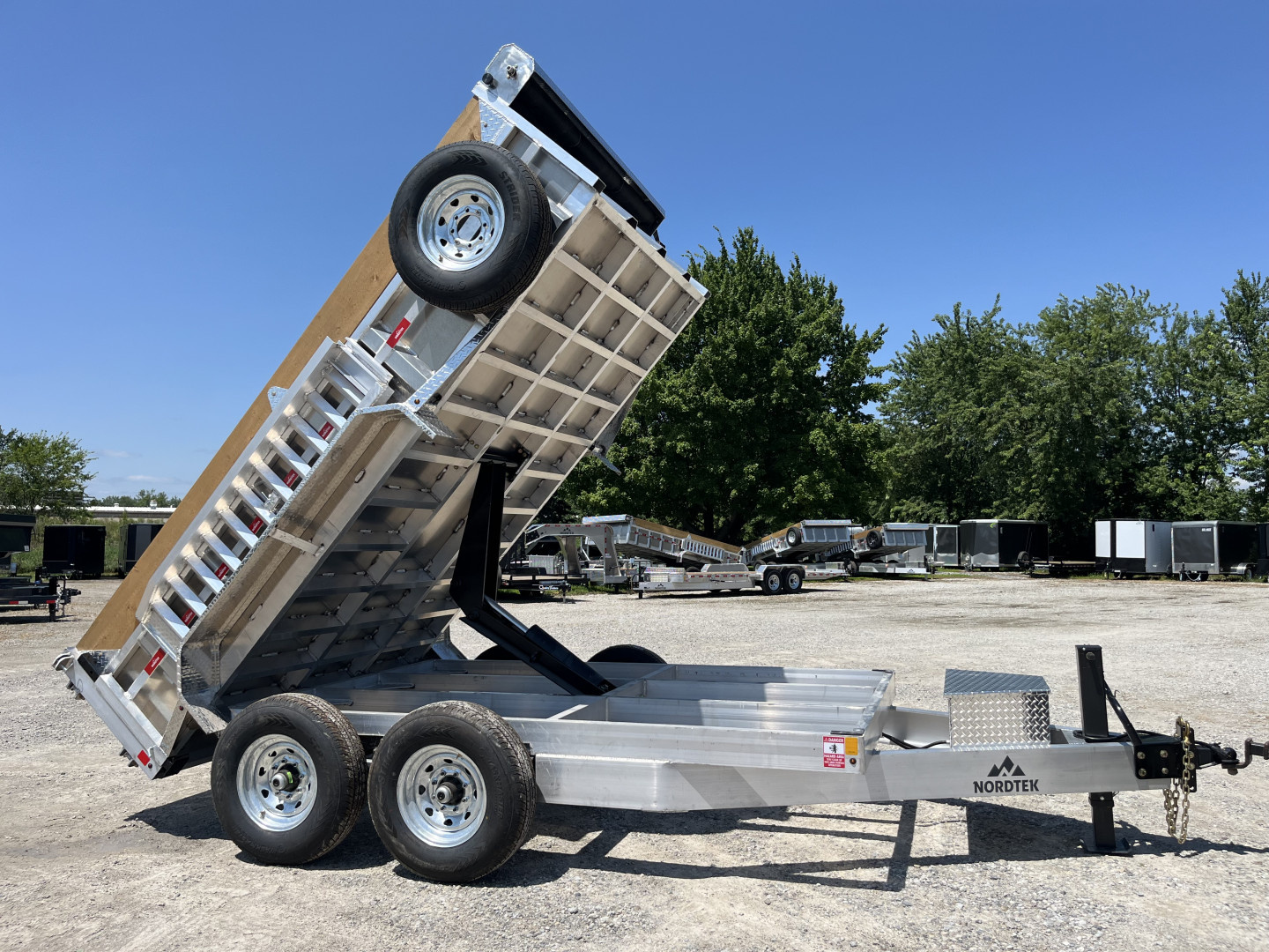 New 2026 Nordtek 82X12 Dump Trailer 14K GVWR