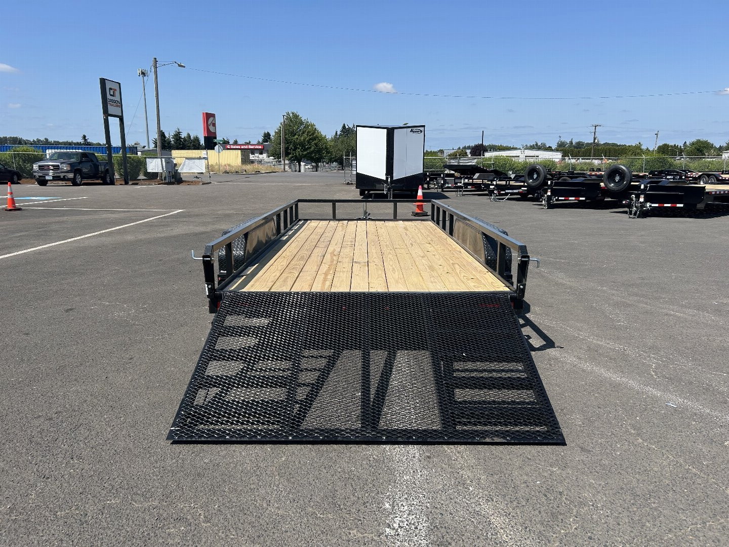 New 2025 Sure-Trac 7x16 Tube Top Utility 7K GVWR