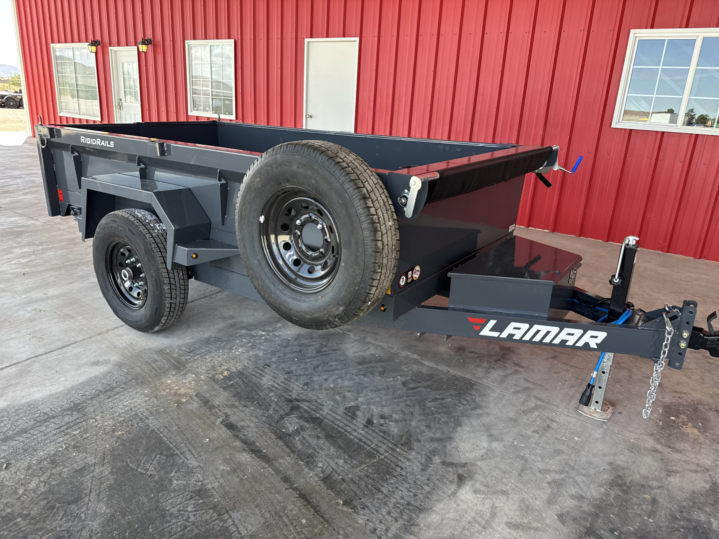 New 2026 Lamar Trailers 60x10 Ds 7k Mini Dump Single Axle Dump Trailer
