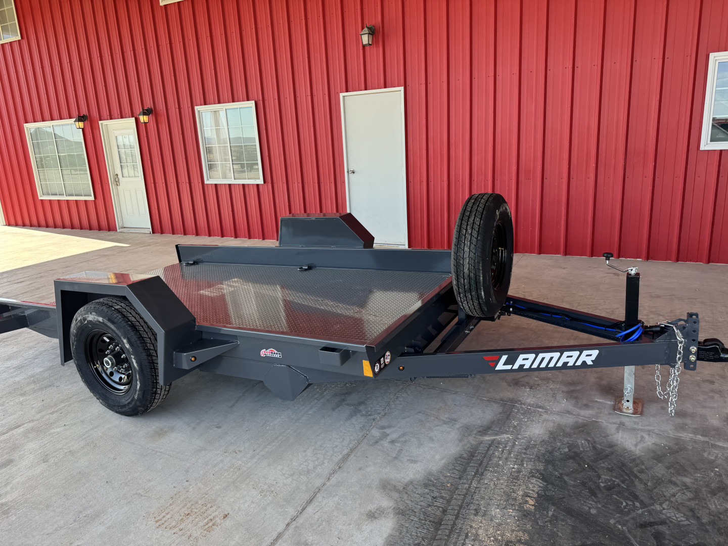 New 2026 Lamar Trailers 79" X 12' SH - 7K SCISSOR HAULER Tilt Trailer ...