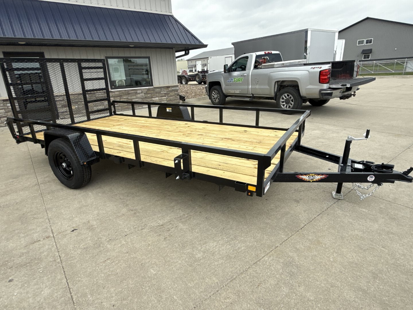 New 2026 H&H 82"x14' 5k Rail Side Utility Trailer for sale in De Soto, IA