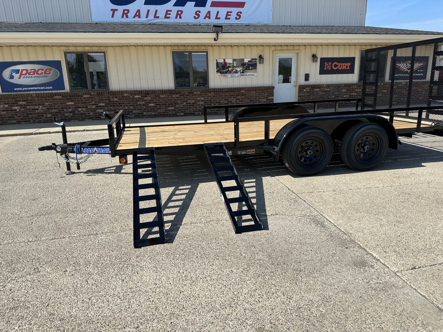 New 2025 Load Trail 83x16 Low Side w/ATV Ramps 7K Landscape Trailer ...