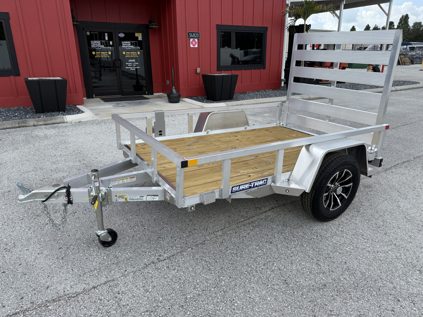New 2026 Sure-Trac 5x8 Aluminum 3K Utility Trailer