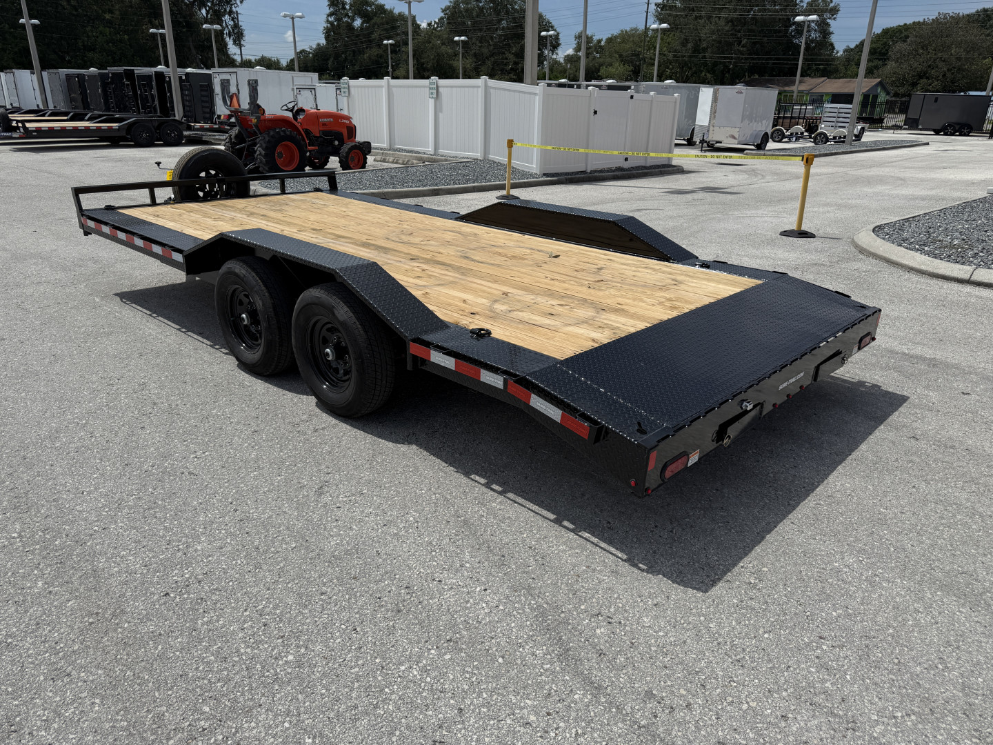 New 2026 Sure-Trac 8.5X18 (16+2) 10K Wood Deck Car Hauler