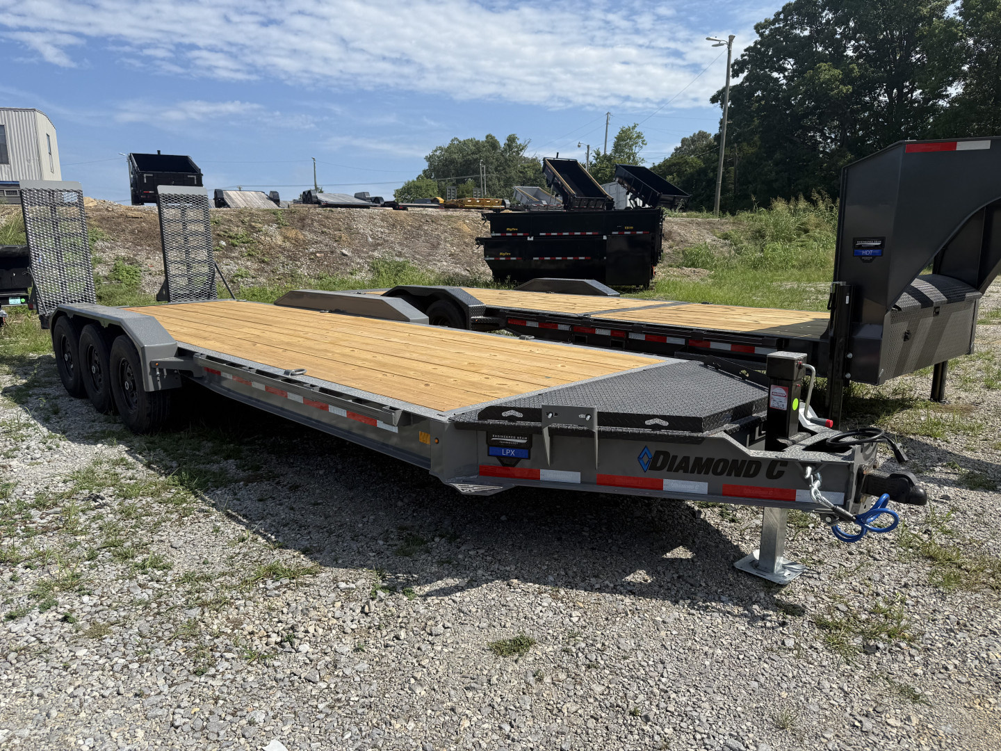New 2026 Diamond C LPX307 Equipment Trailer 82”X24’ EXTRA WIDE RAMPS ...
