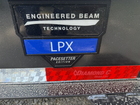 New 2026 Diamond C LPX208 Equipment Trailer PACESETTER EDITION 22’ EXTRA WIDE RAMPS