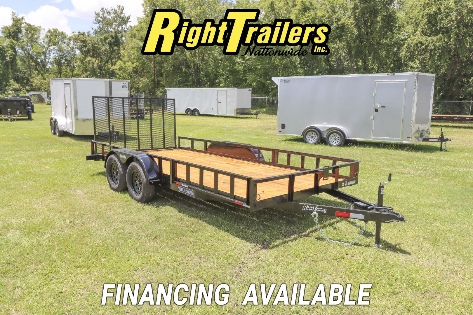 New 2025 7X16 Triple Crown ATV Utility Trailer for sale in Lakeland, FL