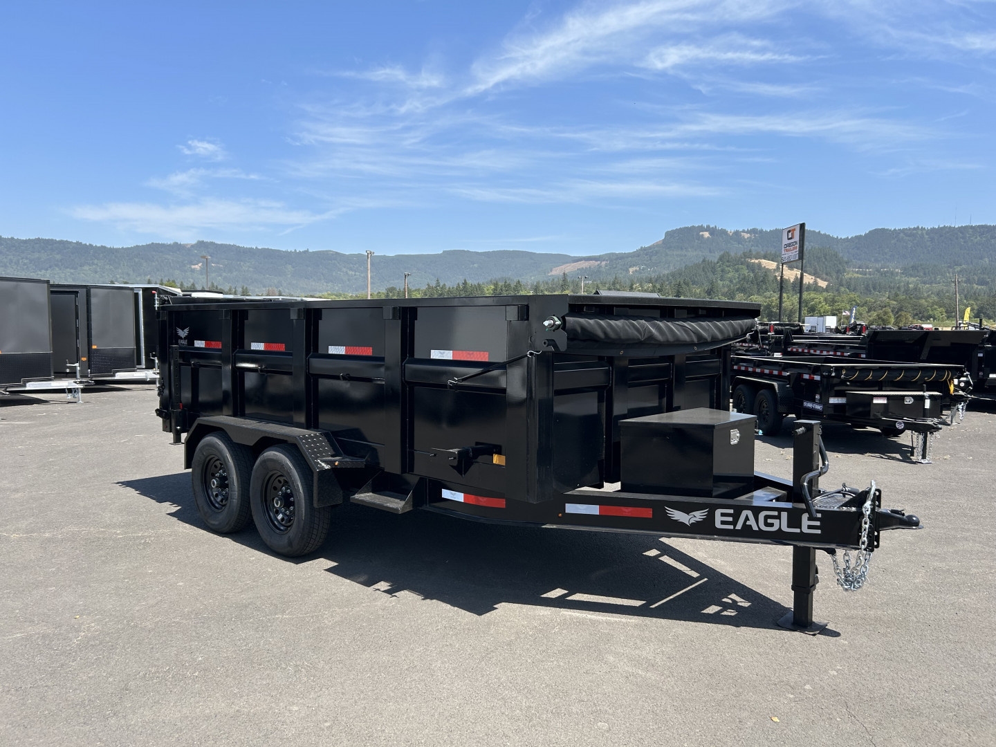 New 2026 Eagle Trailers 7X14 RAPTOR DUMP (3ft Walls) 14K GVWR