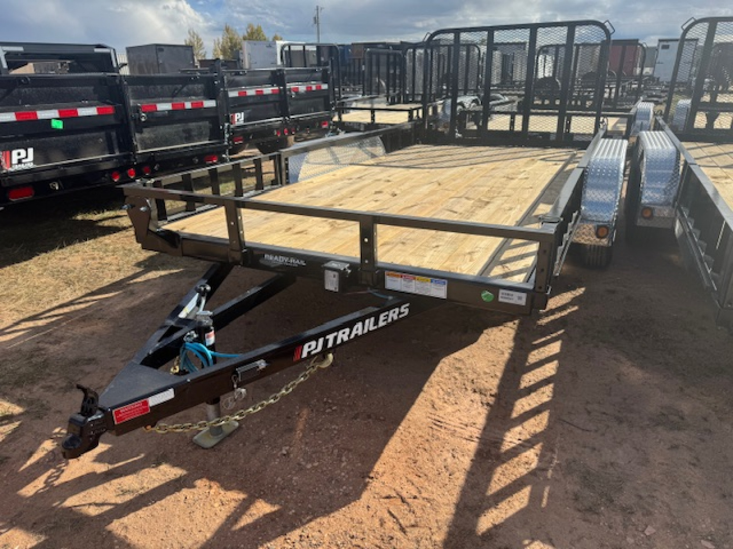 New 2026 PJ TRAILERS -6 x 12' UK Utility Trailer- 77" wide deck- Side ...