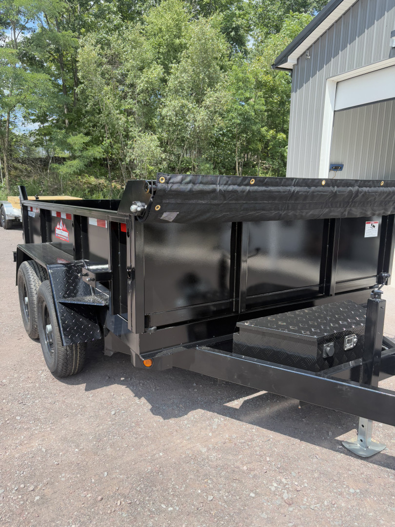 New 2025 Cross Country Manufacturing 6x10 12K Dump Trailer with Combo ...