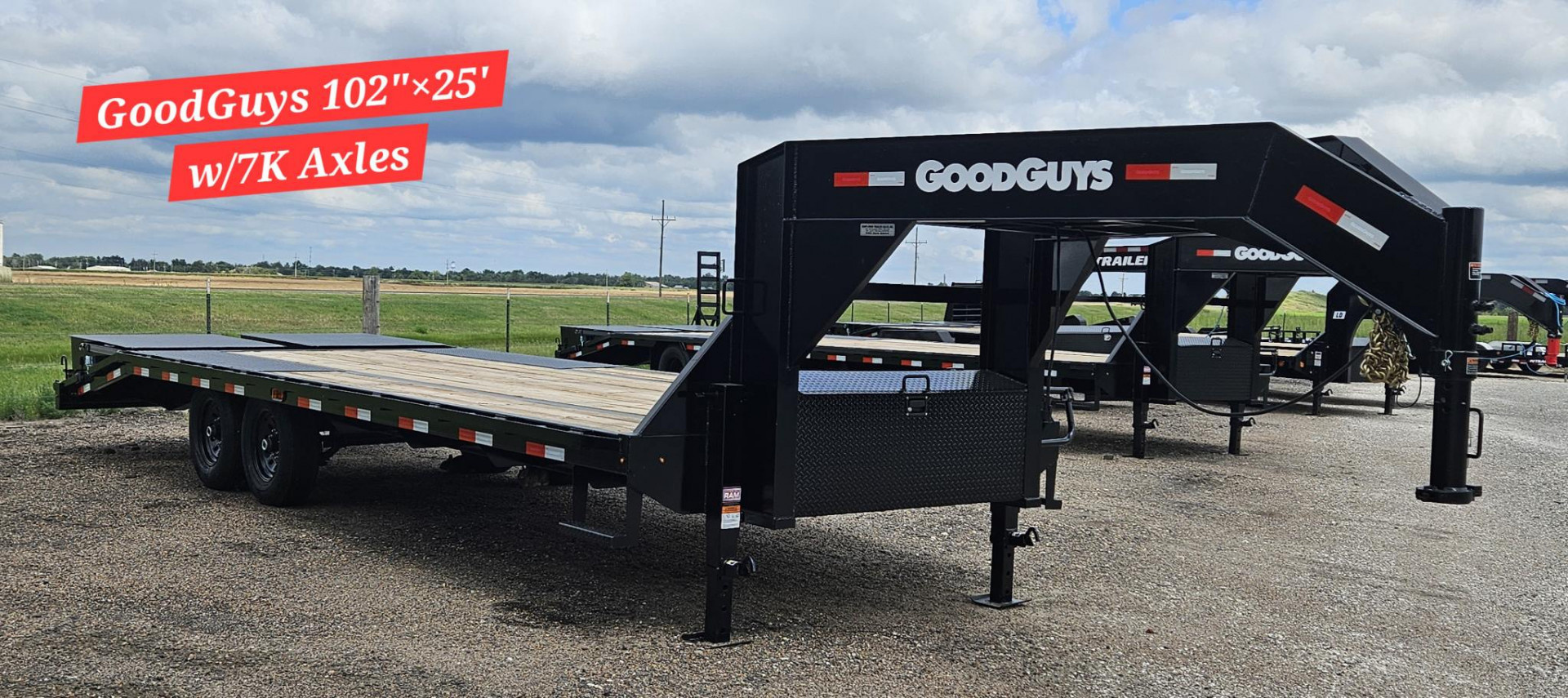 New 2026 Good Guys Trailers 102" x 25' Low-Pro w/7K Axles Flatbed ...