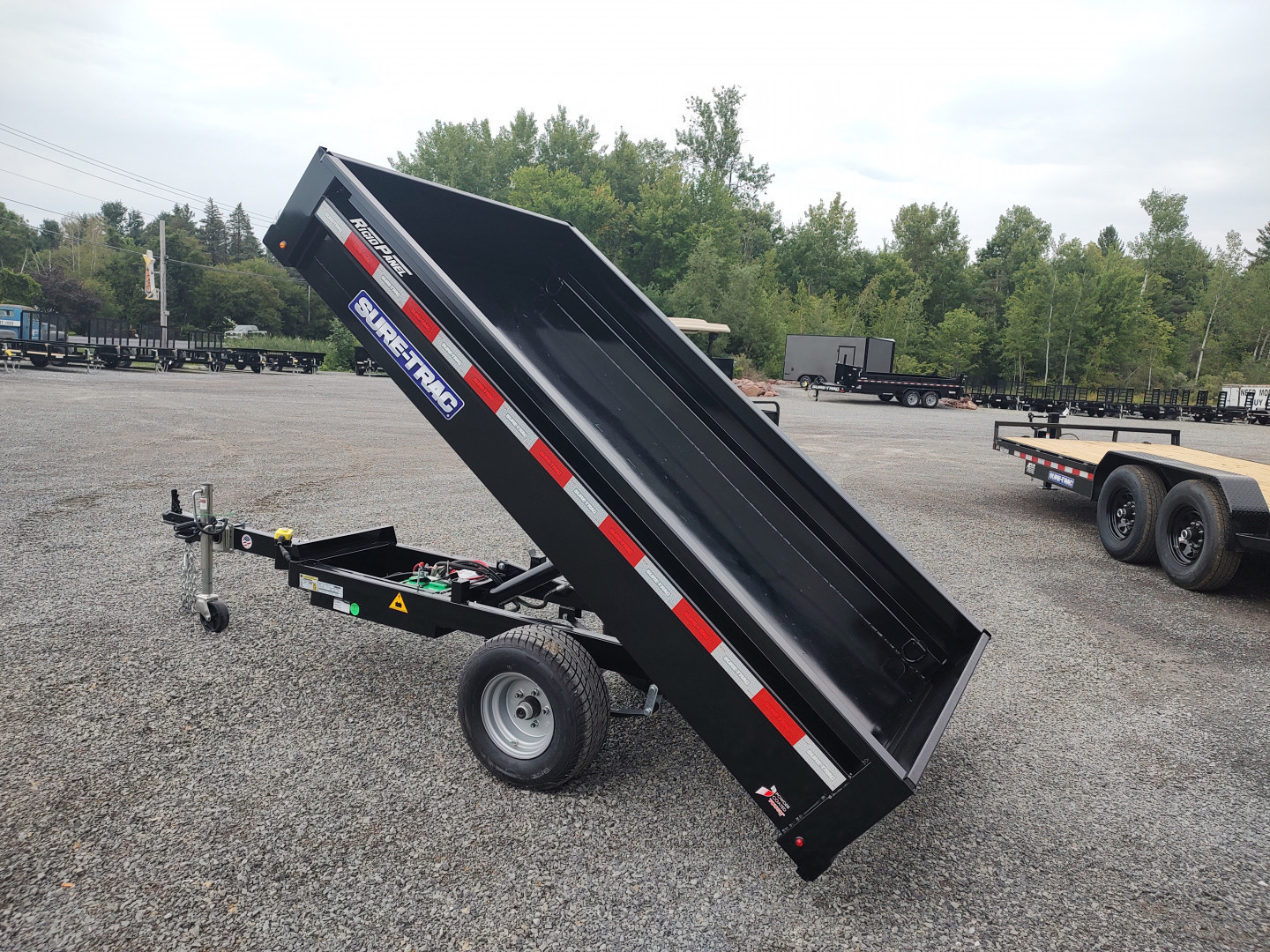 New 2025 Sure-Trac C4.5'x8' D-B Dump Trailer
