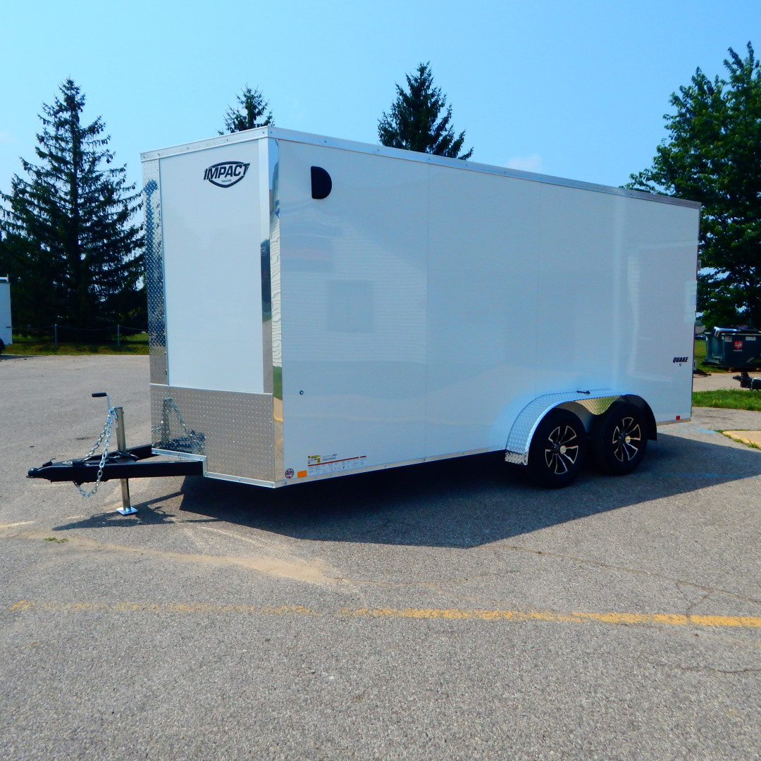 New 2026 Impact Trailers 7x16 7k Quake Cargo / Enclosed Trailer