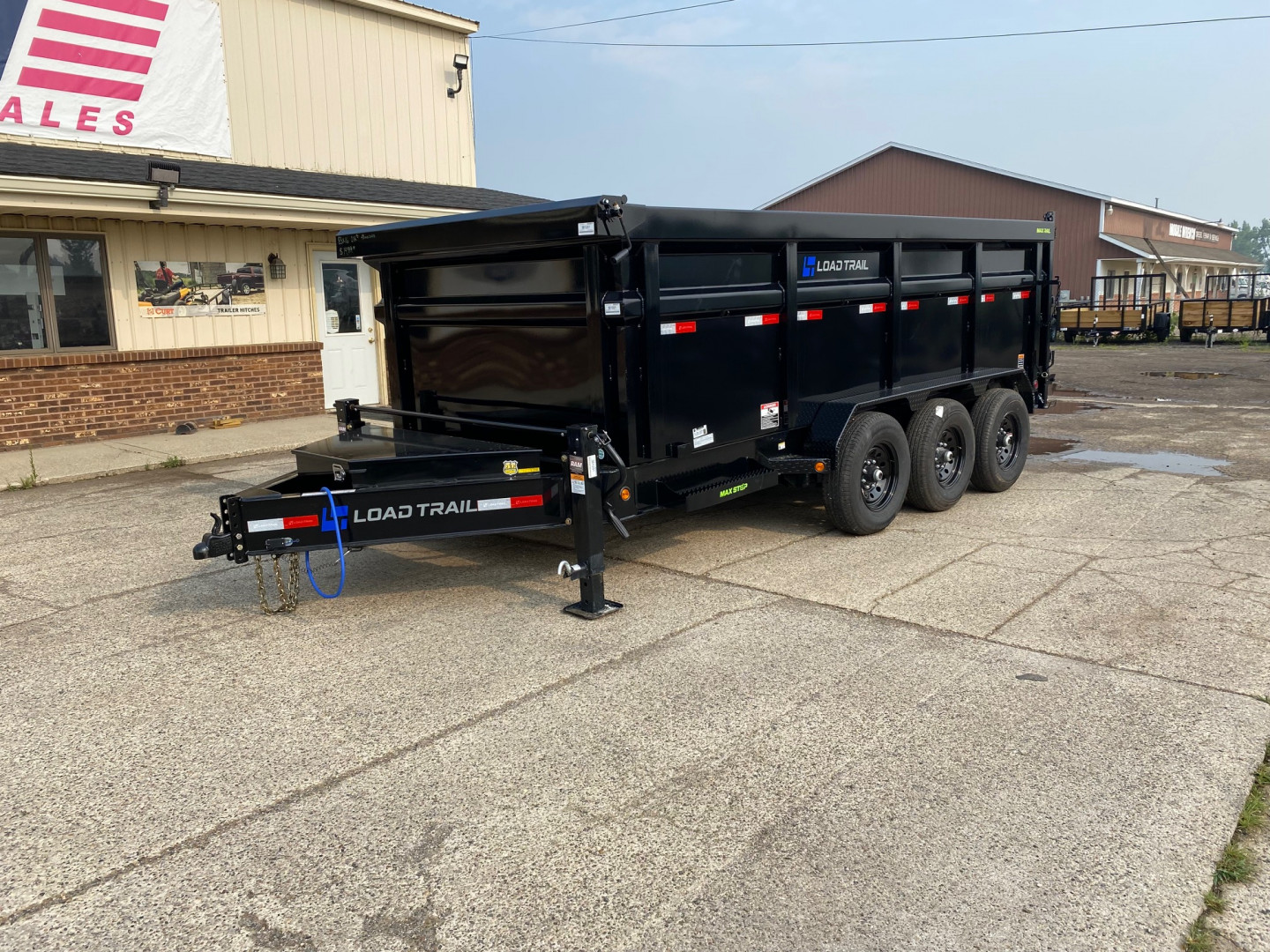 New 2025 Load Trail 83x16 Tri-Axle Low Pro w/4ft Sides 21K Dump Trailer ...
