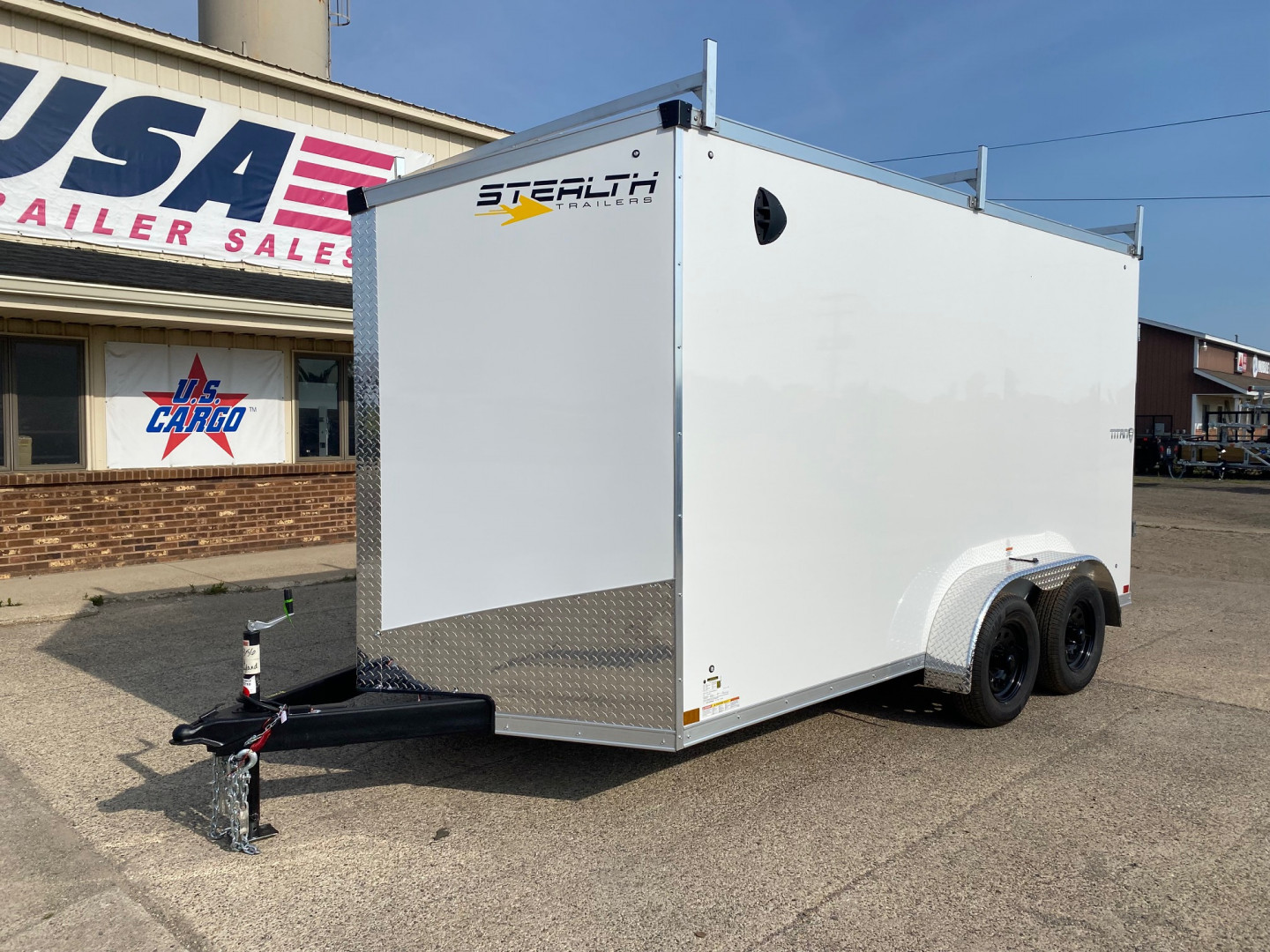 New 2025 Stealth Trailers 7x16 Titan w/7ft Interior Height & Ladder ...