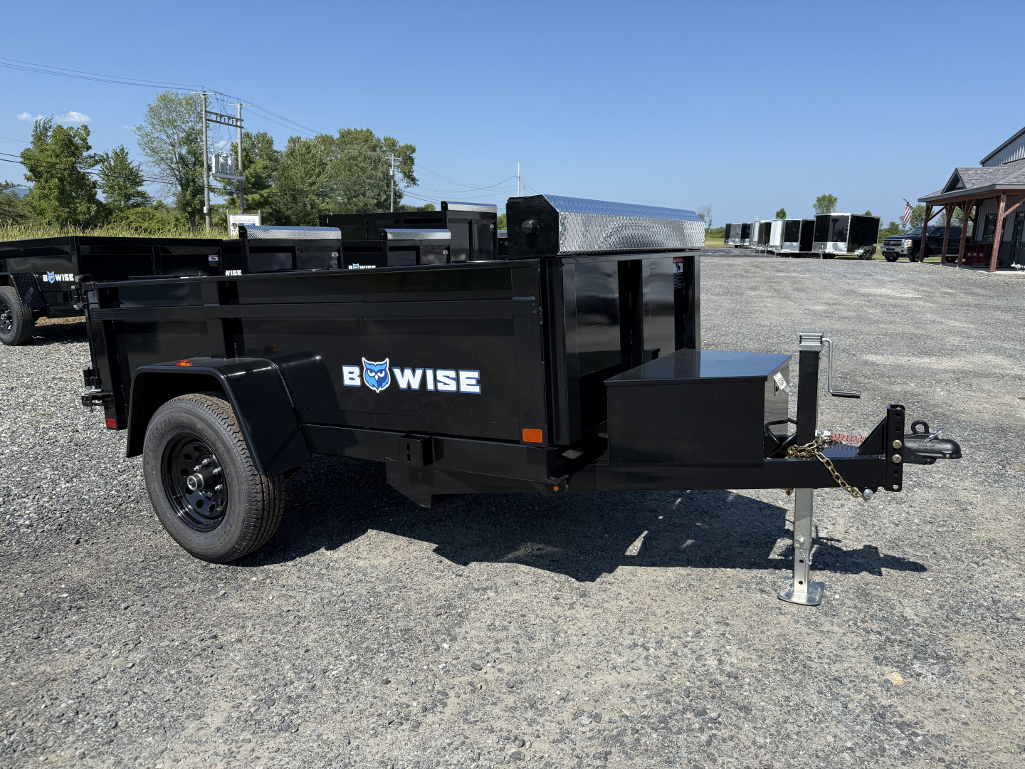 New 2026 BWISE DT508LP-5 Dump Trailer
