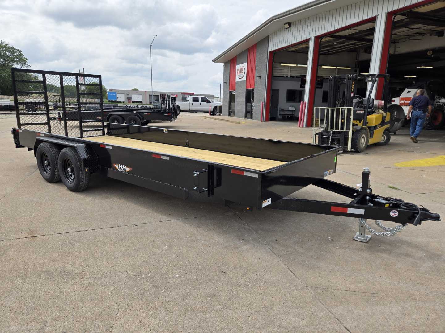 New 2026 H&H Trailers 82x20 Solid Side 10K Utility Trailer