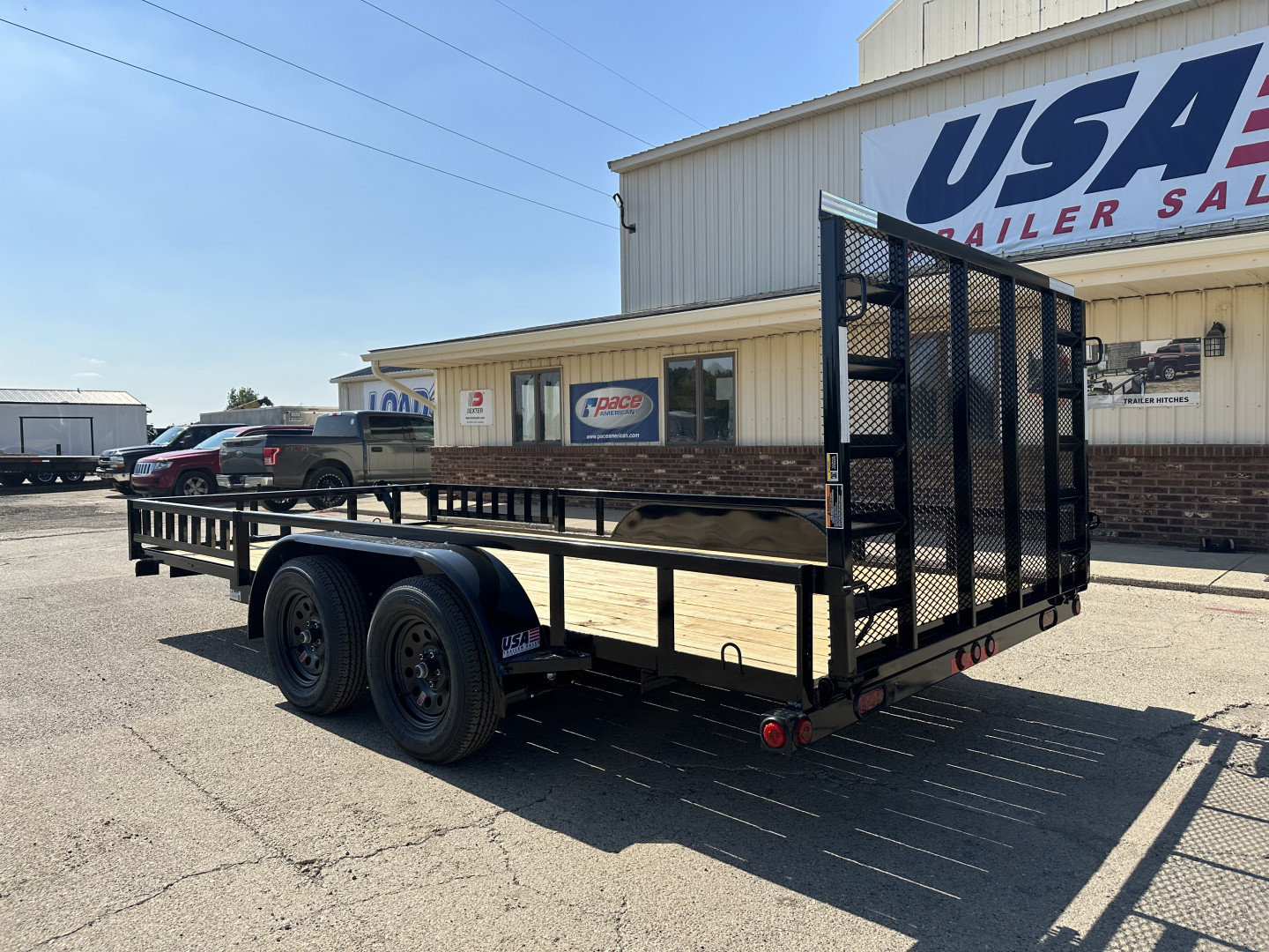 New 2025 Load Trail 83x16 Rail Side w/Side Rail ATV Ramps 7K Landscape ...