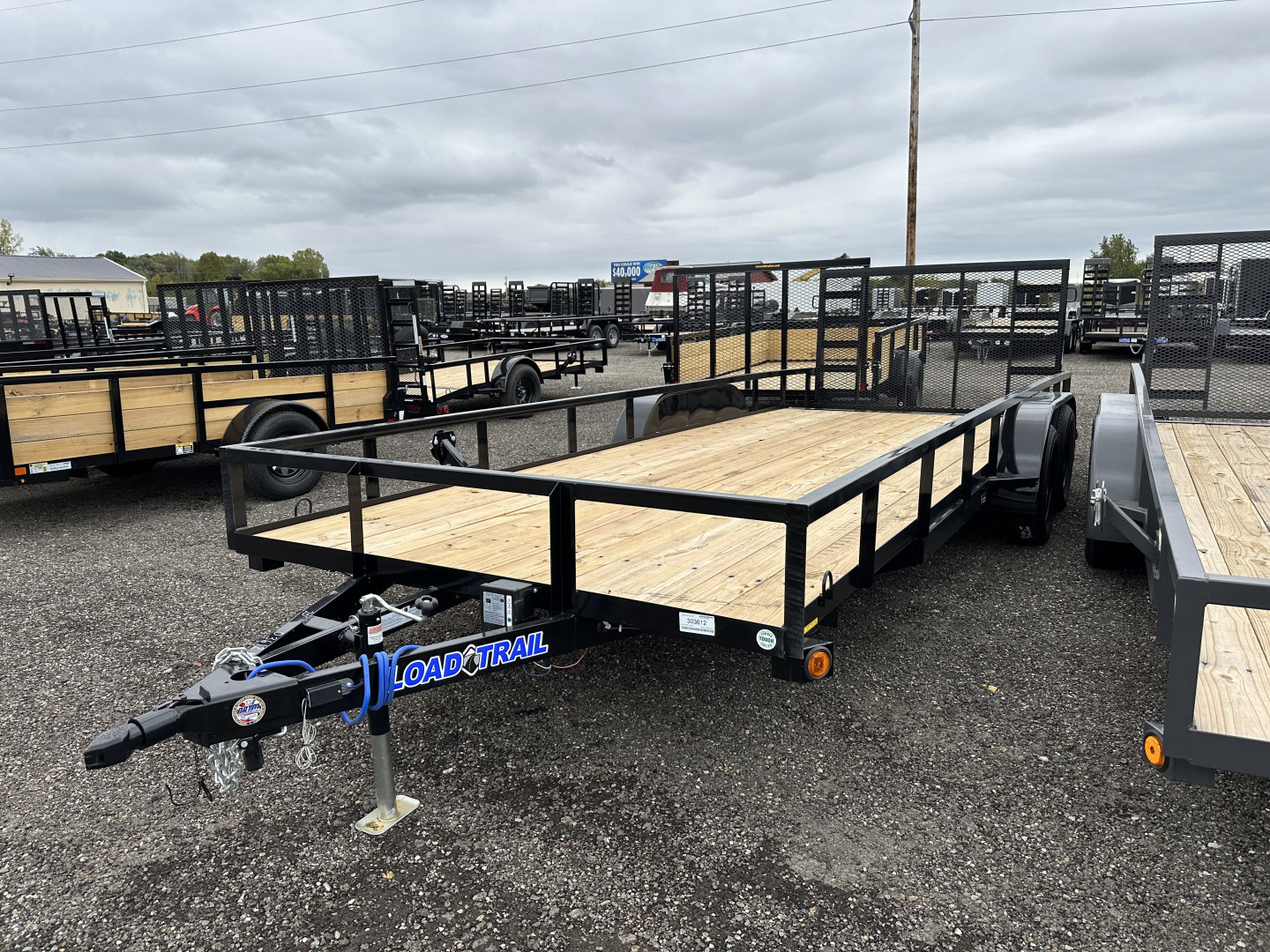 New 2025 Load Trail 83x20 Rail Side w/Dove Tail 7K Landscape Trailer ...