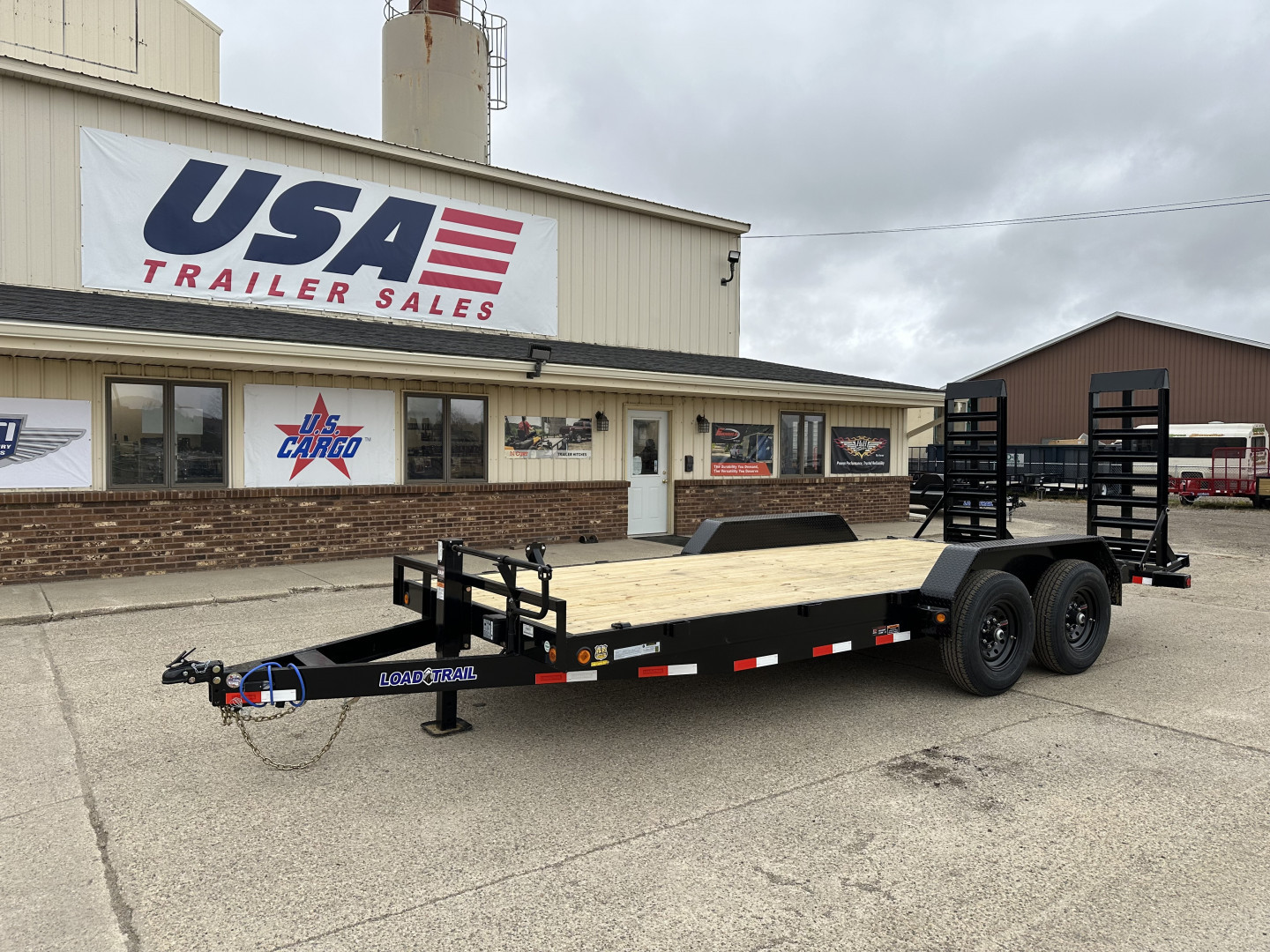 New 2025 Load Trail 83x18 Skidsteer 14K Equipment Trailer