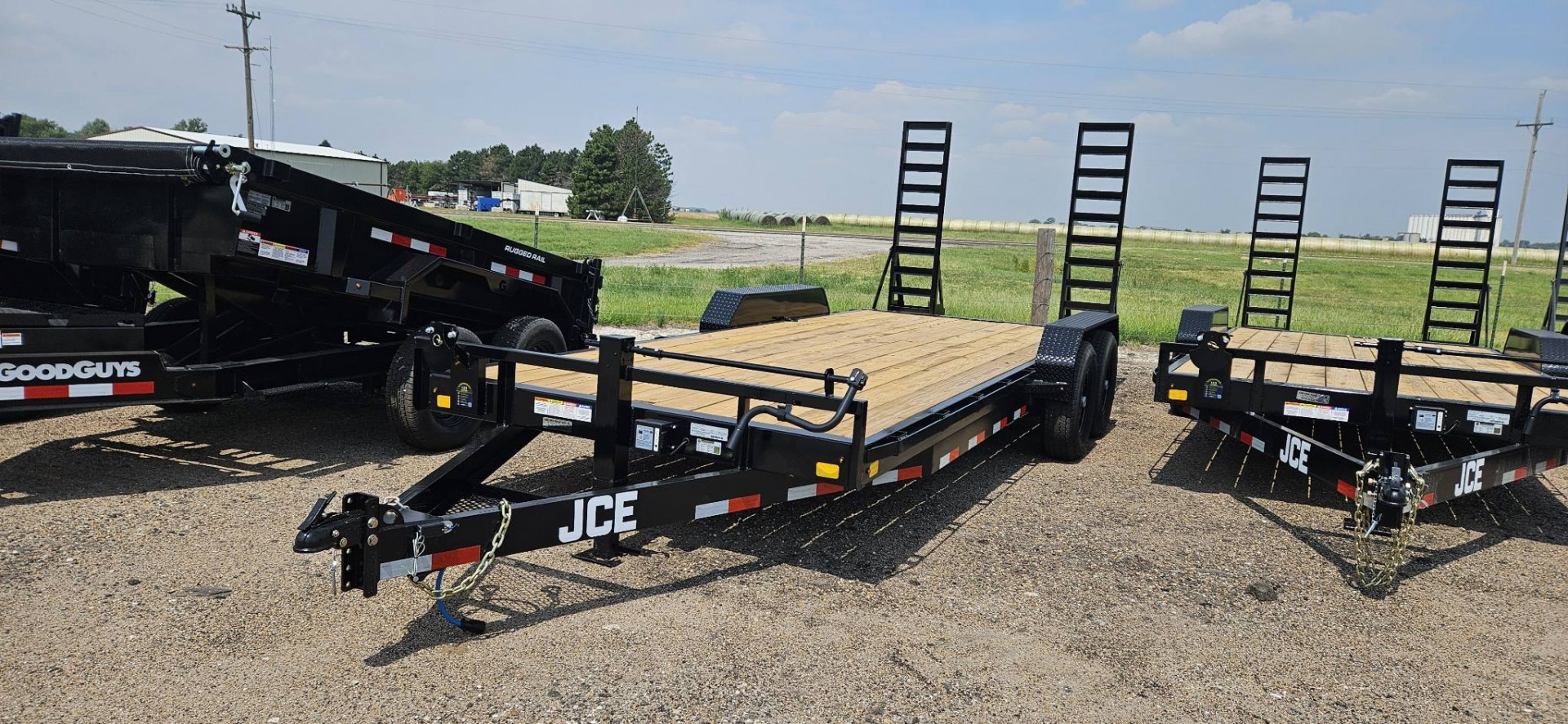 New 2026 JCE 20' x 6 in. Channel Equipment (CC) Equipment Trailer for ...