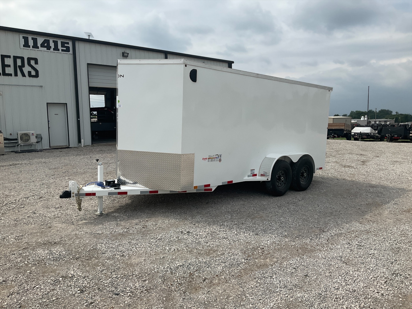 New 2026 Delco 6’8"x16’ BP Steel Enclosed Trailer – E7