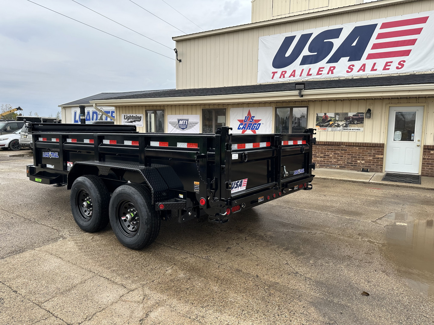 New 2025 Load Trail 83x16 Tandem Axel 14K w/2Ft Sides & Telescopic ...