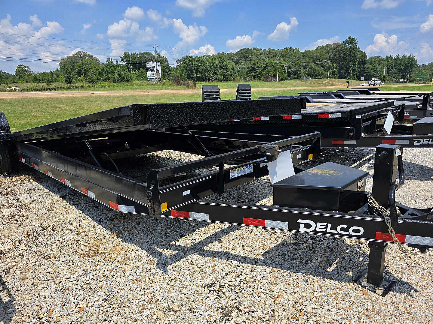 New 2023 Delco Trailers New2023 Delco Trailers 83" X 24' 14K Bumper Pull Equipment Full Tilt ...