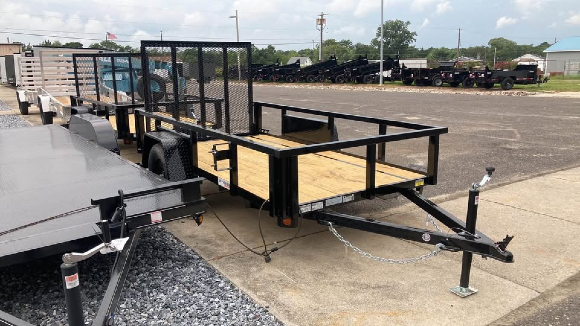 New 2026 Quality Steel and Aluminum 5x10 Utility Trailer