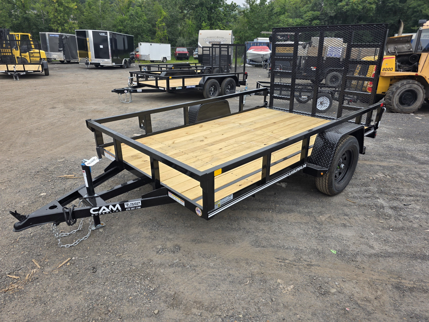 New 2026 Cam Superline 6X10 - TUBE TOP Utility Trailer