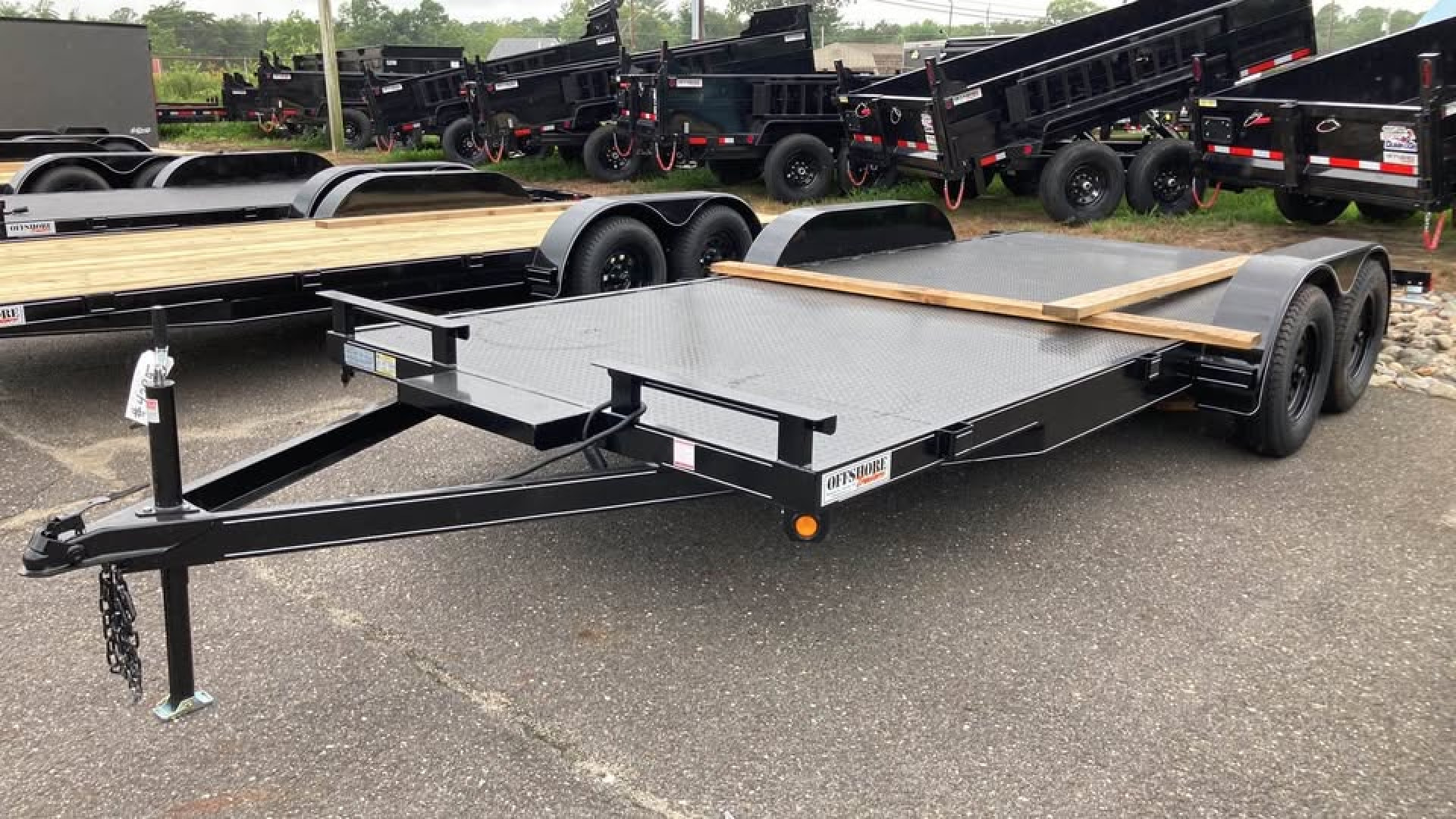 New 2025 P & T Trailers 18' steel deck Car Hauler